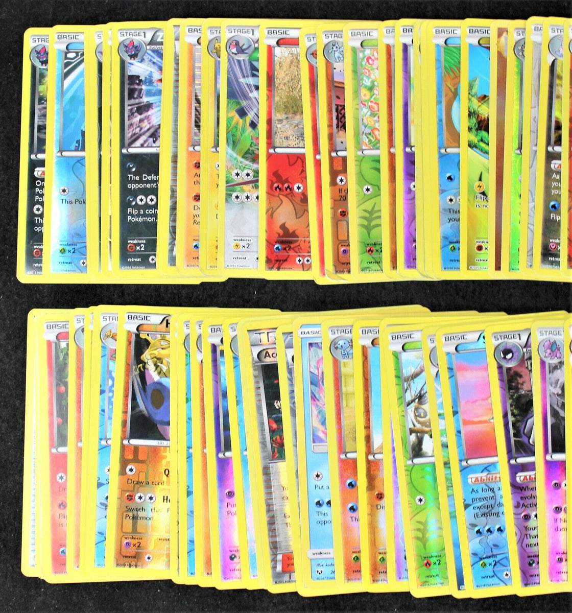 Pokémon Lot Over 500 Pokémon Cards Included - Comes with foil , Holo ...